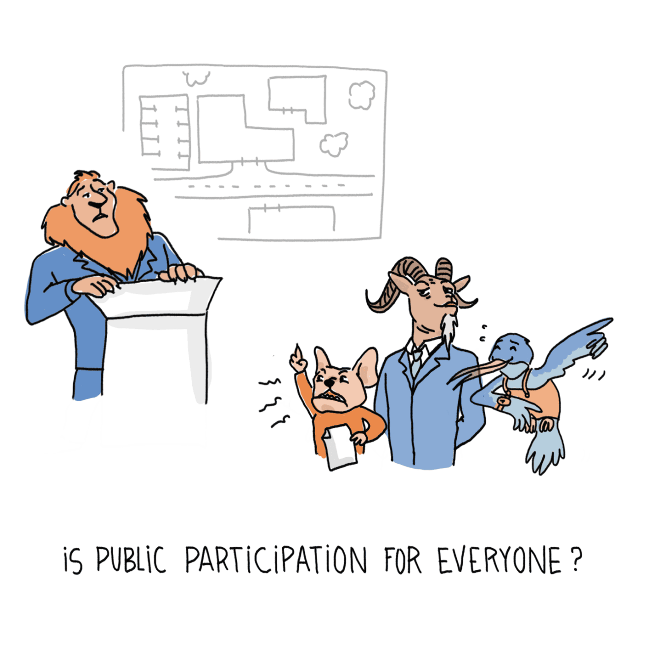 The wheel of public participation - The Urban Mycelium